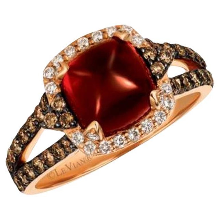 Le Vian Chocolatier Ring Featuring Pomegranate Garnet Chocolate ...