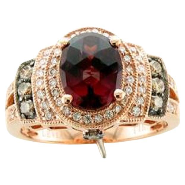 Le Vian Chocolatier Ring featuring Raspberry Rhodolite Chocolate ...