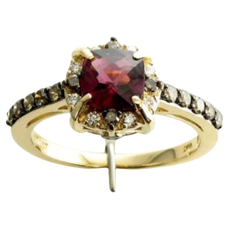 Le Vian Chocolatier Ring Featuring Raspberry Rhodolite Chocolate ...
