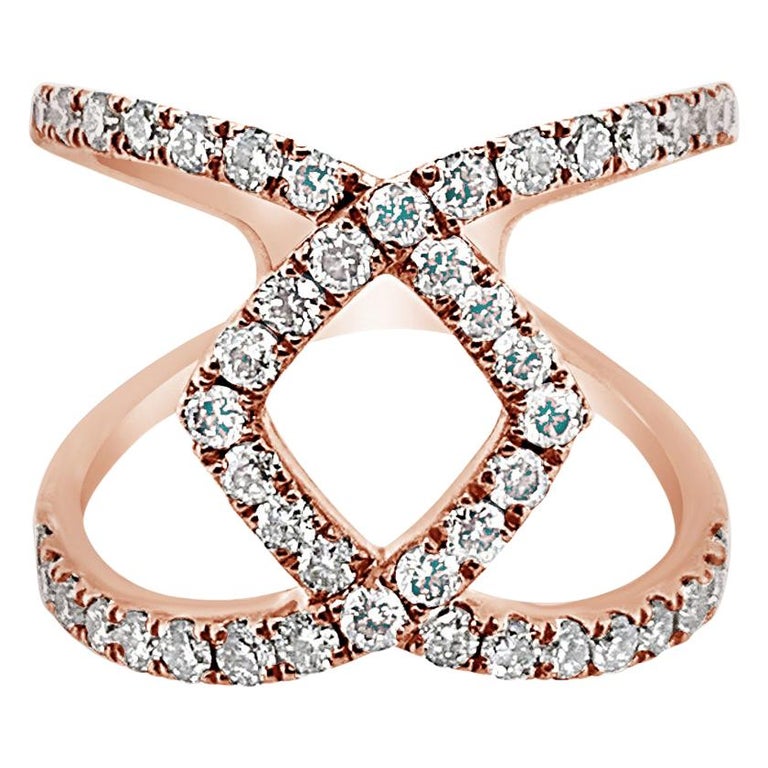 Le Vian Creme Brulee Ring Featuring Nude Diamonds, 14 Karat Strawberry ...