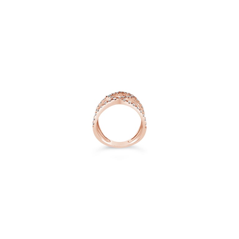 Le Vian Creme Brulee Ring Featuring Nude Diamonds, 14 Karat Strawberry ...