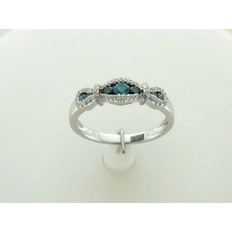 Exotics Ring Featuring Blueberry Diamonds , Vanilla Diamonds Set For ...