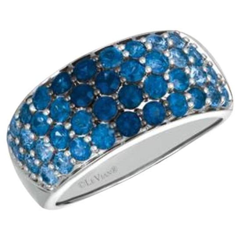 Le Vian Ombre Ring Featuring Denim Ombré Set in 14k Vanilla Gold For ...