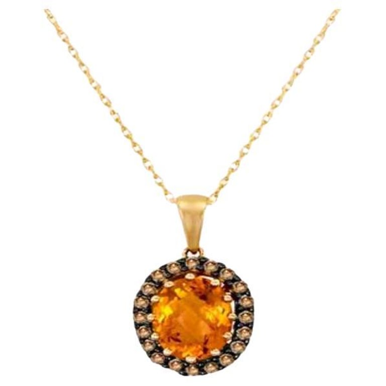 Le Vian Pendant Featuring Cinnamon Citrine Chocolate Diamonds Set in ...