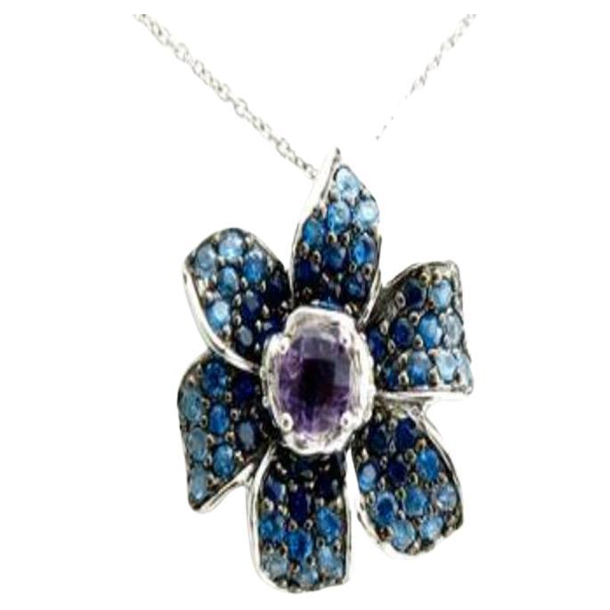 Le Vian Pendant Featuring Passion Ruby, Blueberry Sapphire Vanilla ...