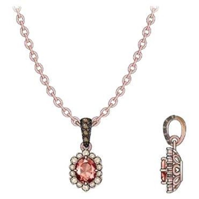 Le Vian Pendant Featuring Passion Ruby Nude Diamonds Chocolate
