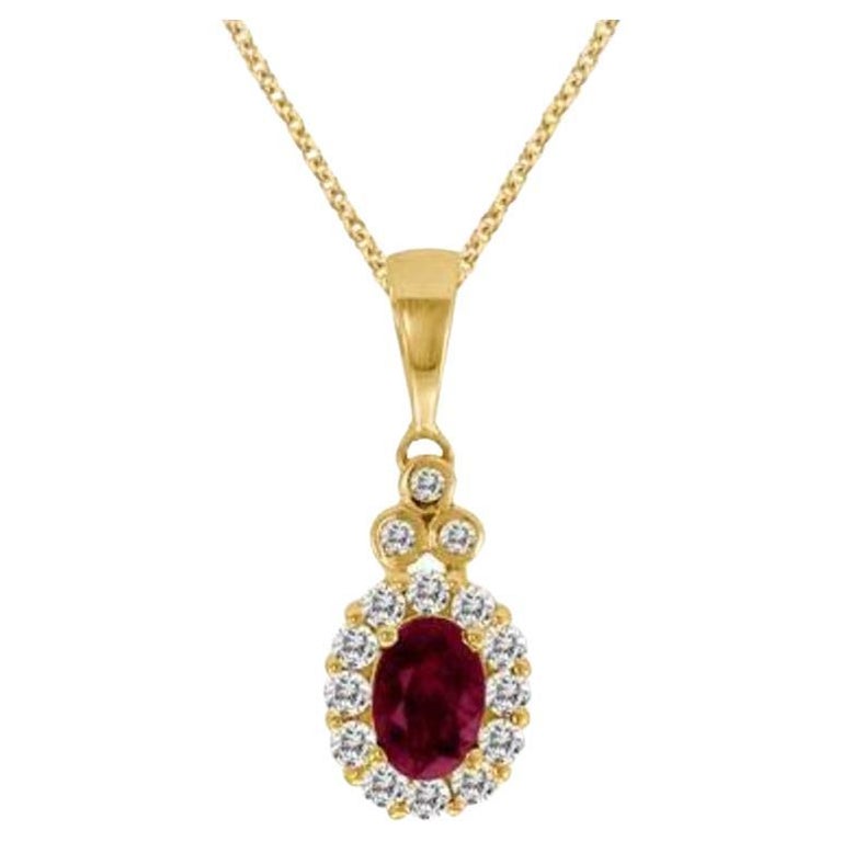 Le Vian Pendant Featuring Passion Ruby Vanilla Diamonds Set In 14k