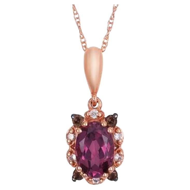Le Vian Pendant Featuring Raspberry Rhodolite, Lemon Quartz, Grape ...