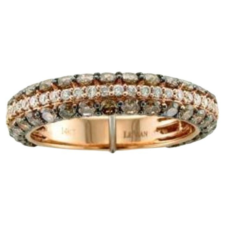 Le Vian Ring Featuring 1 3/8 Cts, Chocolate Diamonds, 1/4 Cts, Vanilla ...