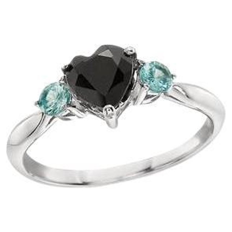 Le Vian Ring Featuring Blackberry Sapphire, Blueberry Zircon Set in SLV ...