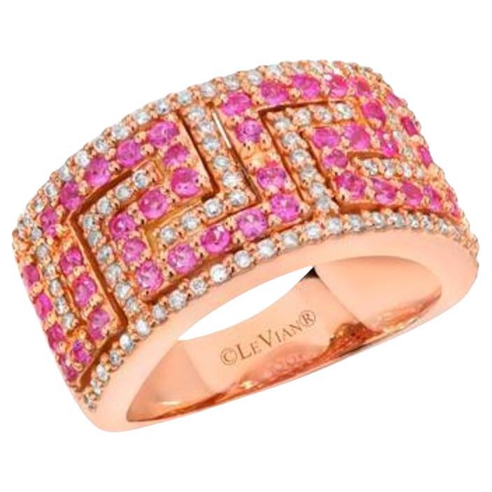 Le Vian Ring featuring Bubble Gum Pink Sapphire Vanilla Diamonds set in ...