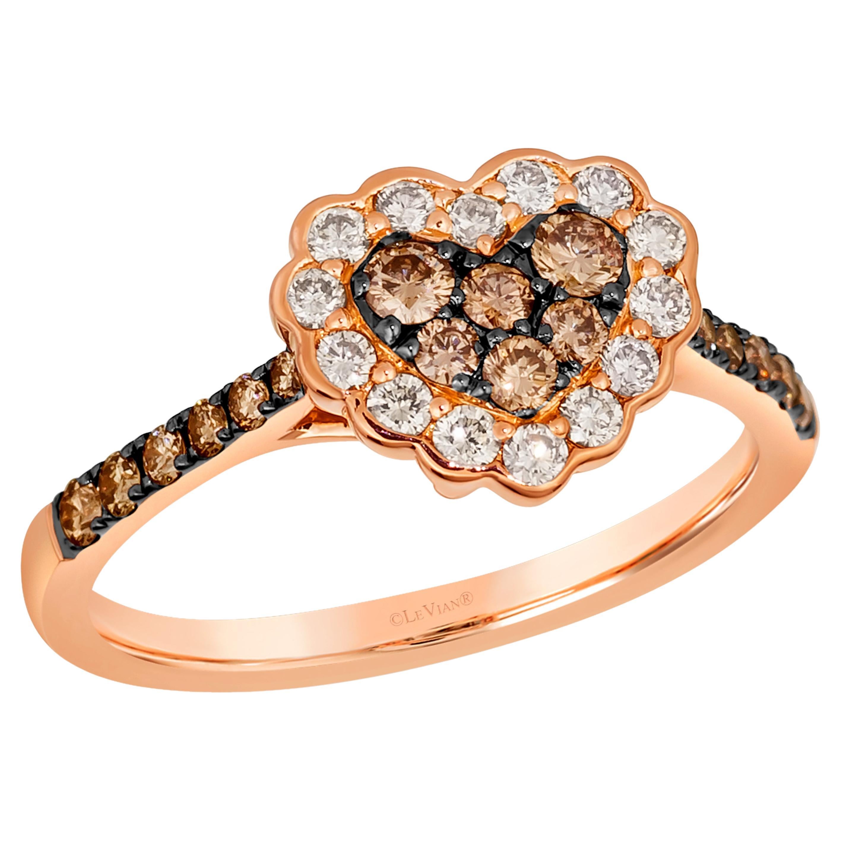 Le Vian Chocolatier Ring featuring Chocolate Diamonds set in 14K ...