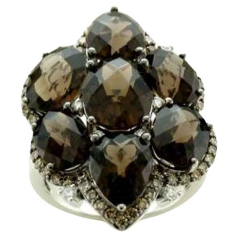 Le Vian Ring featuring Chocolate Quartz Vanilla Diamonds , Chocolate ...