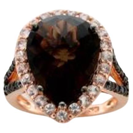 Le Vian Ring Featuring Chocolate Quartz, White Sapphire Set in 14k ...
