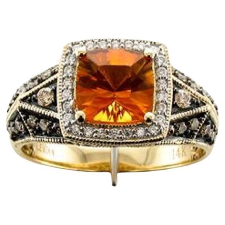 Le Vian Ring Featuring Cinnamon Citrine Chocolate Diamonds, Vanilla ...