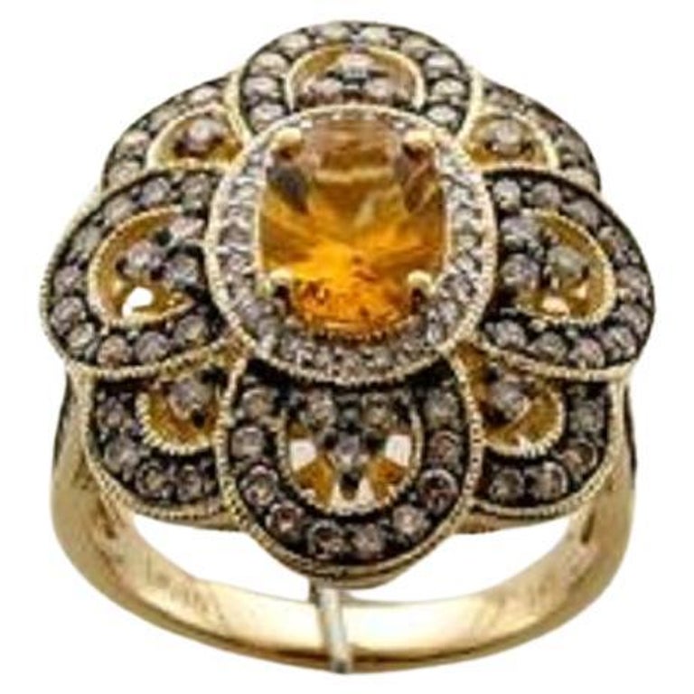 Le Vian Ring Featuring Cinnamon Citrine Chocolate Diamonds, Vanilla ...