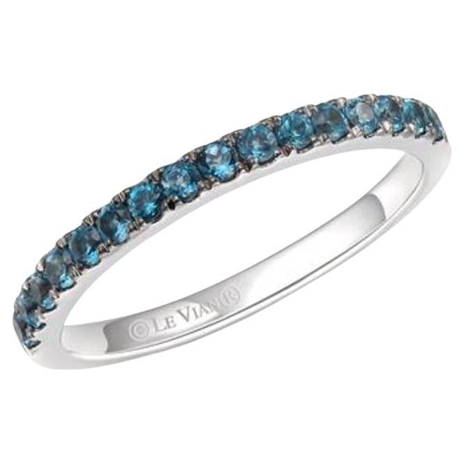Le Vian Ring Featuring Deep Sea Blue Topaz Set in 14K Strawberry Gold ...