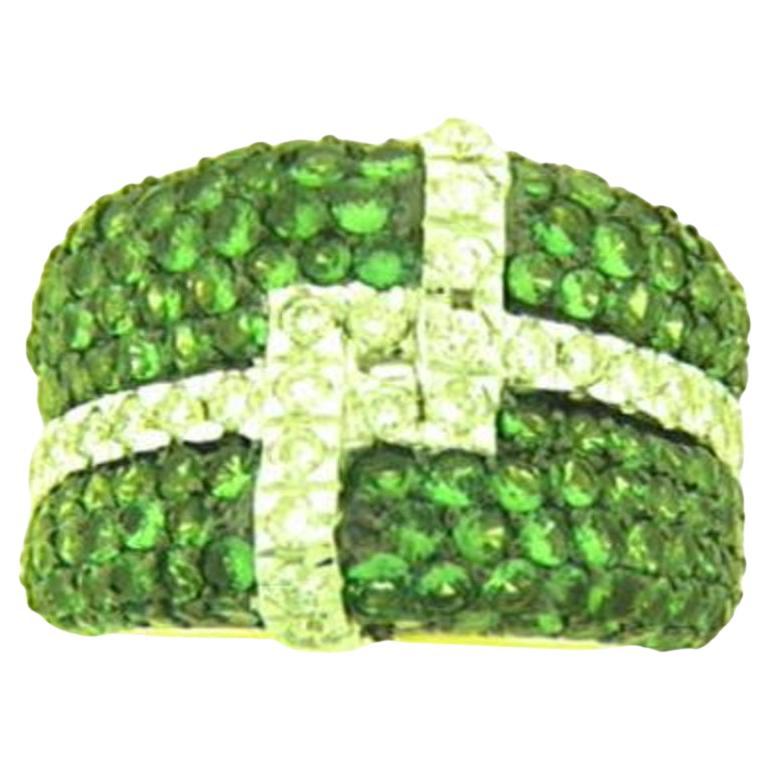 Le Vian Ring Featuring Forest Green Tsavorite Vanilla Diamonds Set in ...