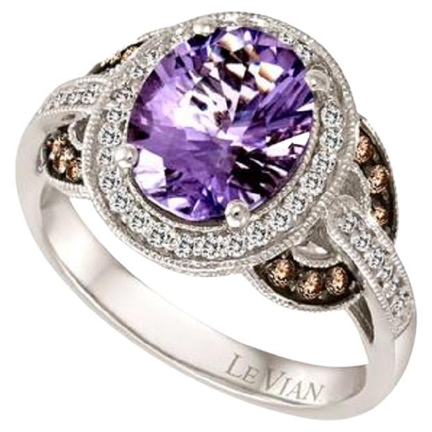 Le Vian Ring featuring Grape Amethyst, Robins Egg Blue Turquoise ...