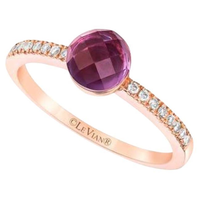 Le Vian Ring Featuring Grape Amethyst Vanilla Diamonds Set in 14K ...