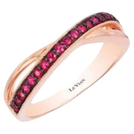 Le Vian Ring Featuring Passion Ruby Set in 14K Strawberry Gold For Sale ...