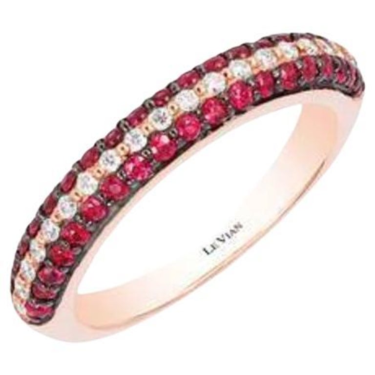 Le Vian Ring Featuring Passion Ruby Vanilla Diamonds Set In 14k