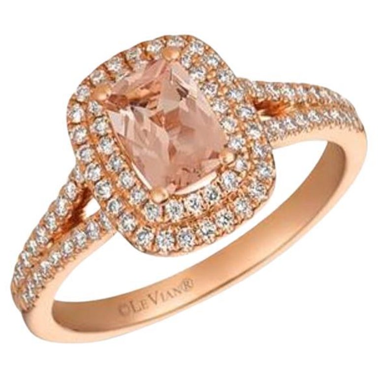 Le Vian Ring Featuring Peach Morganite Vanilla Diamonds Set in 14K ...
