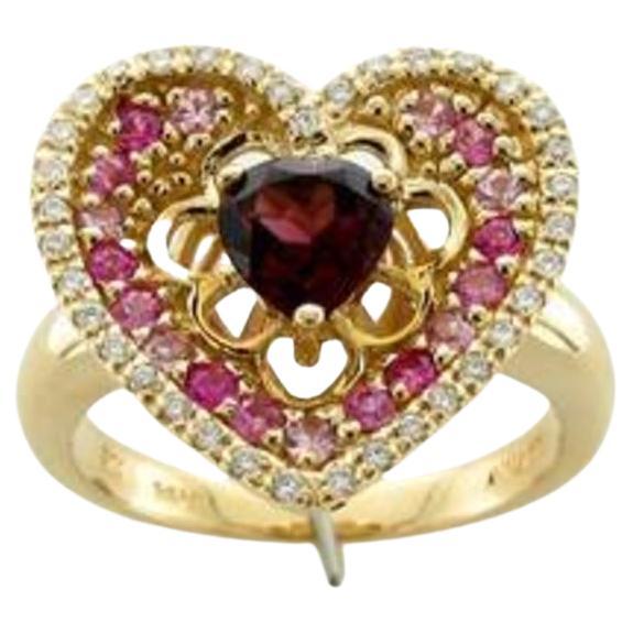 Le Vian Ring Featuring Raspberry Rhodolite, Bubble Gum Pink Sapphire ...