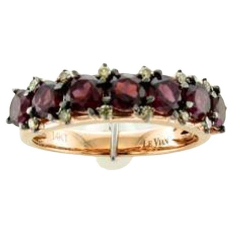 Le Vian Ring Featuring Raspberry Rhodolite Chocolate Diamonds Set in ...