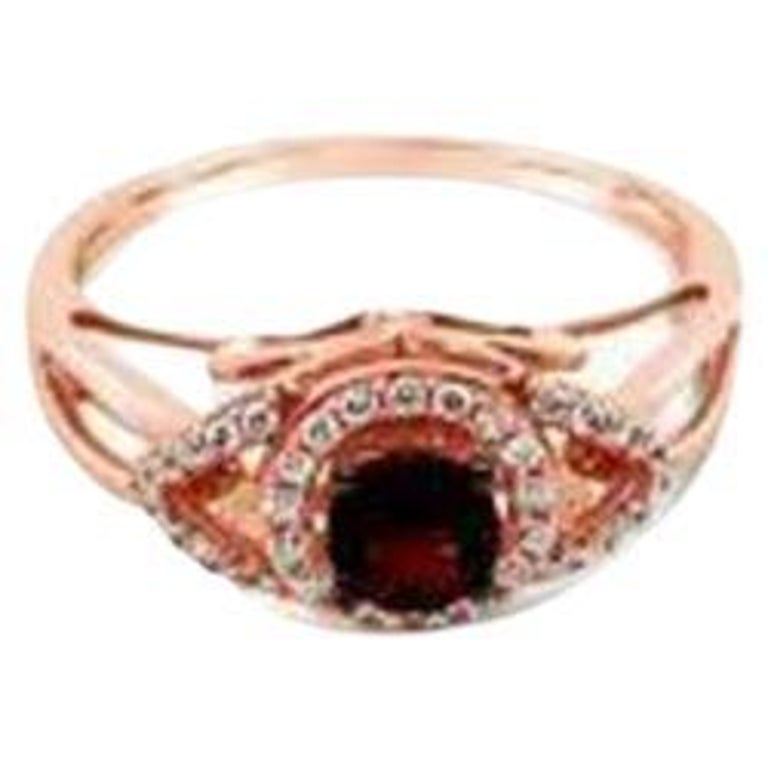 Le Vian Ring Featuring Raspberry Rhodolite Vanilla Diamonds Set in 14K ...