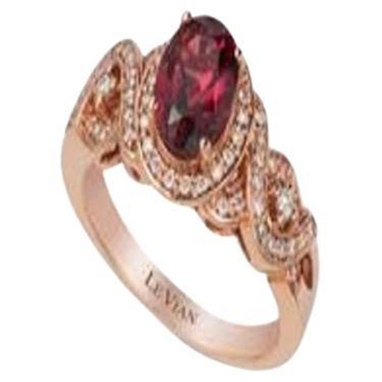 Le Vian Ring featuring Raspberry Rhodolite Vanilla Diamonds set in 14K ...