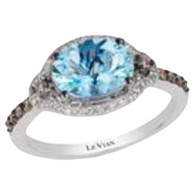 Le Vian Ring Featuring Sea Blue Aquamarine Chocolate Diamonds, Vanilla ...