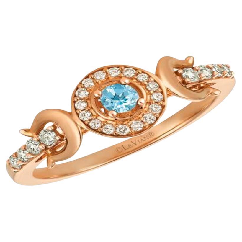 Le Vian Ring Featuring Sea Blue Aquamarine Nude Diamonds Set For Sale ...