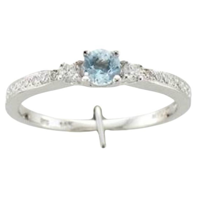 Le Vian Ring featuring Sea Blue Aquamarine Vanilla Diamonds set in 14K ...