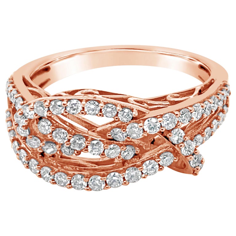 Le Vian Ring Featuring Vanilla Diamonds, 14 Karat Strawberry Gold For ...
