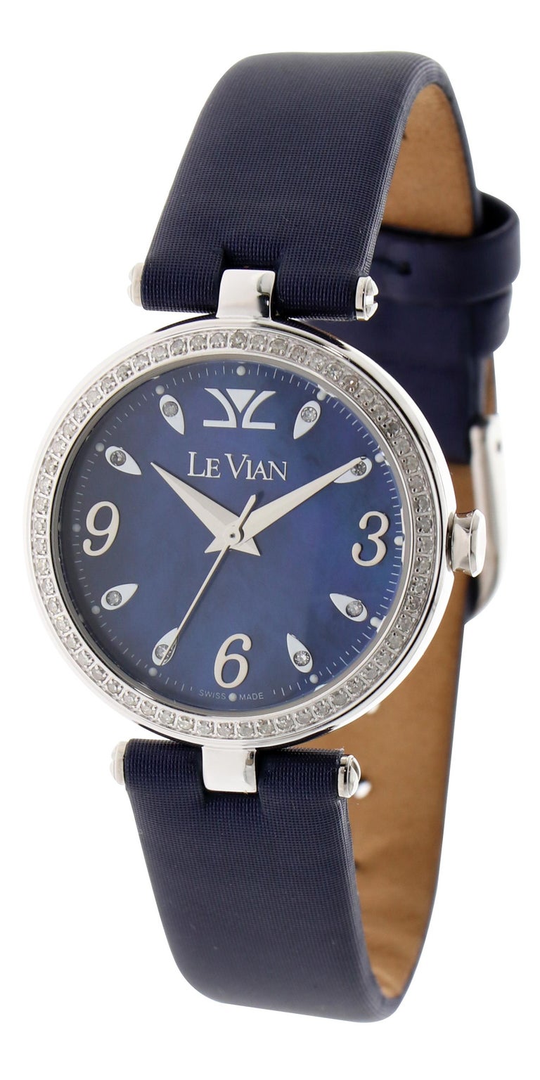 Le Vian Wristwach Vanilla Diamonds in Stainless Steel with Satin ...