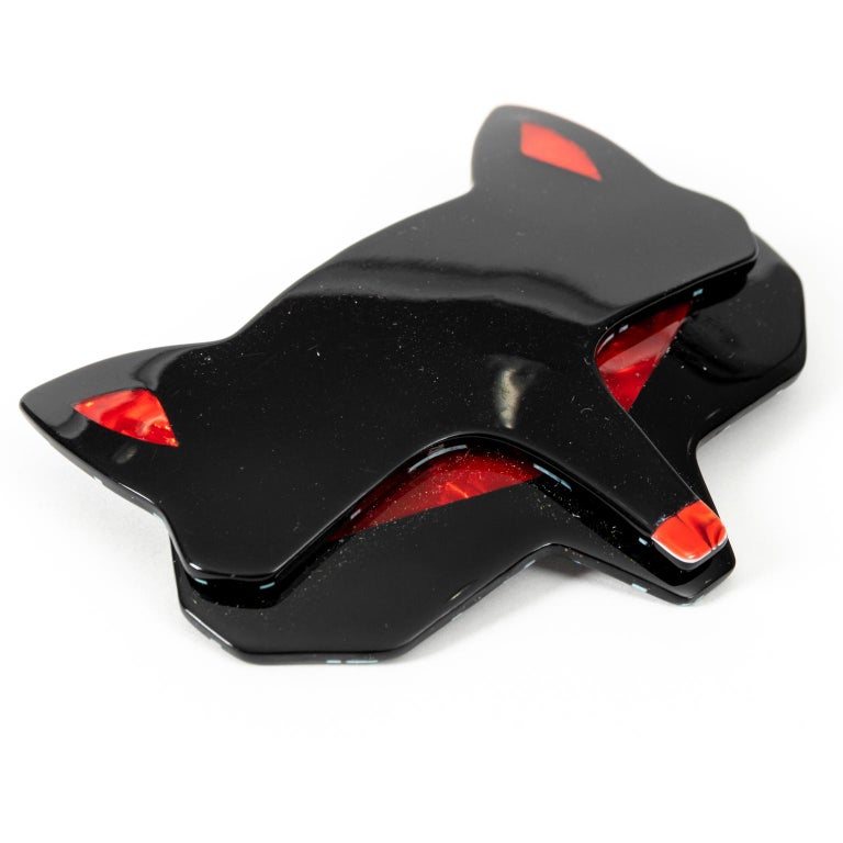 Lea Stein Paris The Fox Pin For Sale at 1stDibs