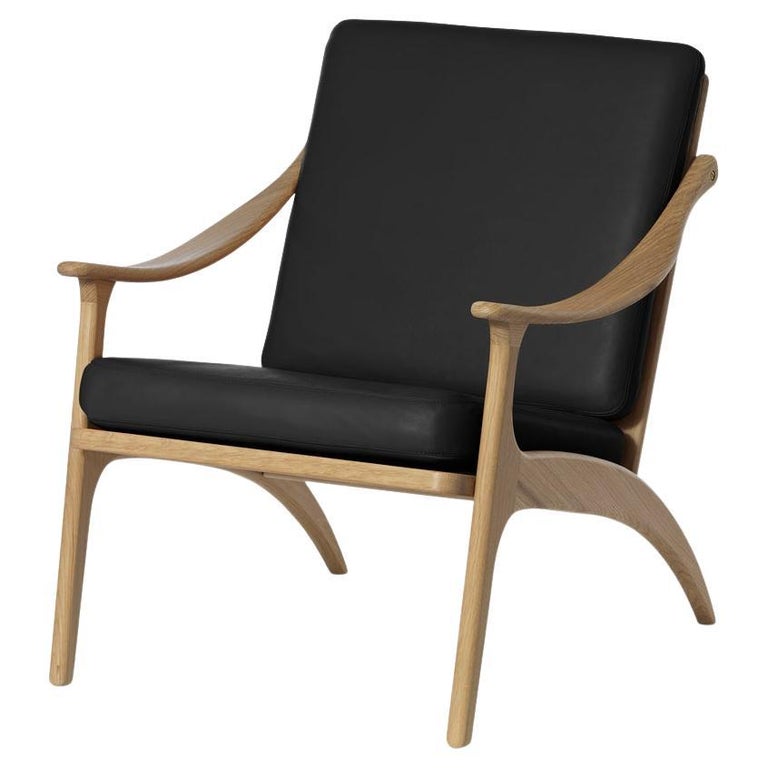 Lean Back Lounge Chair Sevilla Teak Black by Warm Nordic For Sale at ...
