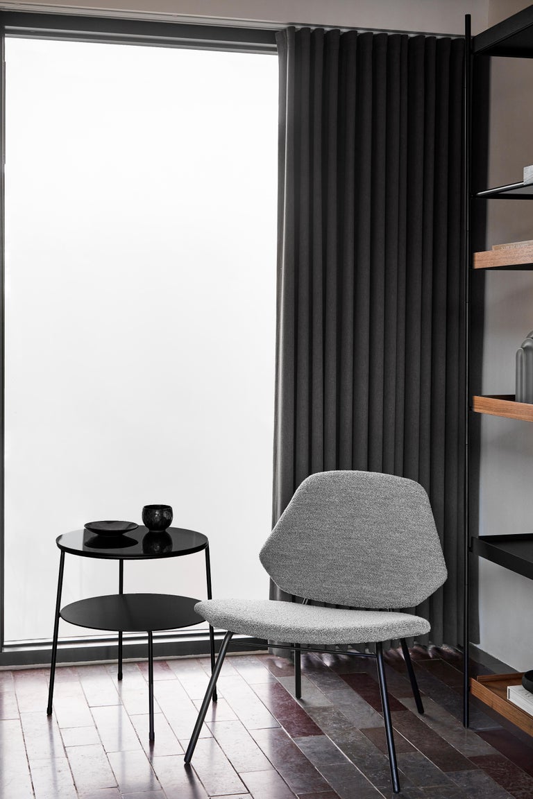 Lean Stone Grey Lounge Chair by Nur Design For Sale at 1stDibs