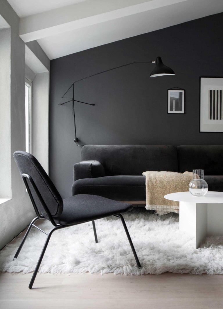 Lean Stone Grey Lounge Chair by Nur Design For Sale at 1stDibs