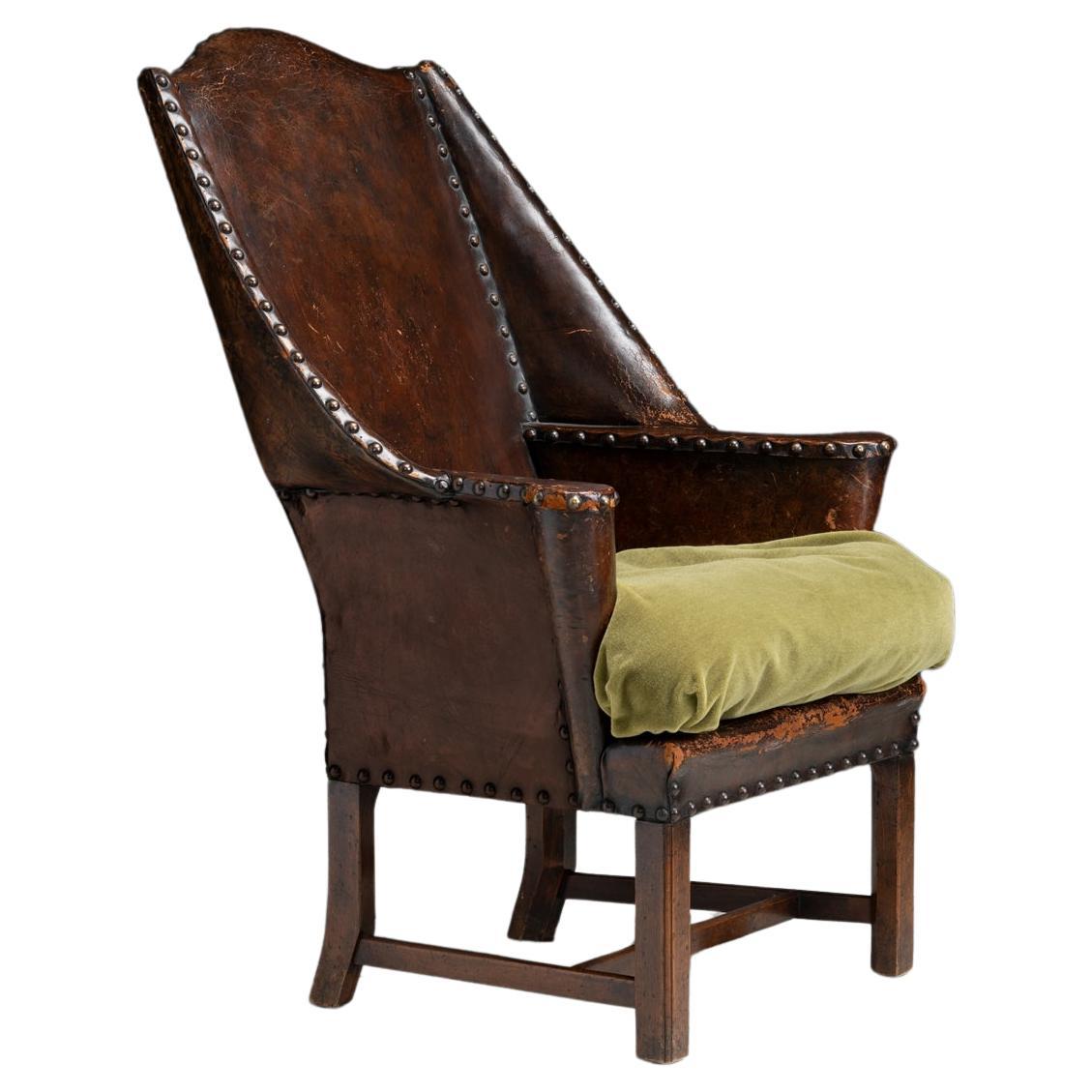 George Walton Ash and Rush-Seat Abingwood Elbow Chair, circa 1897 at ...