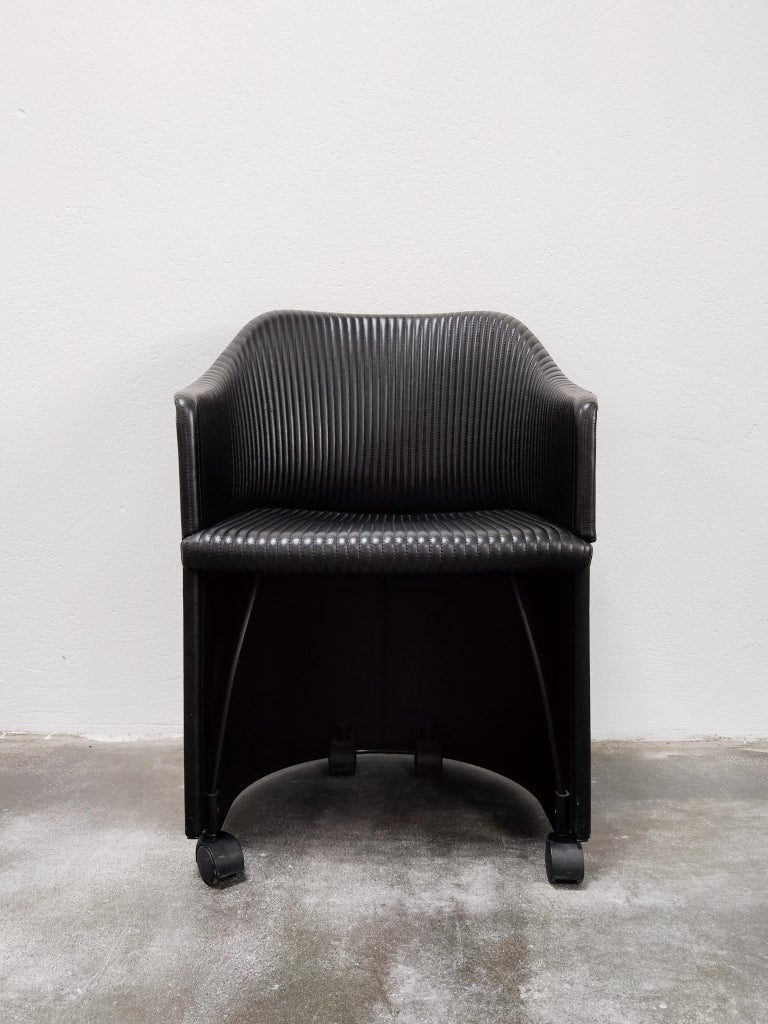 Leather Armchairs by Afra and Tobia Scarpa for Maxalto, Artona Model ...