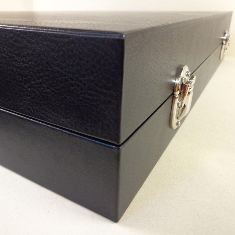 Leather Backgammon Set For Sale at 1stDibs