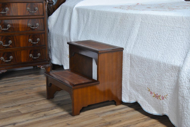 Leather Bed Steps For Sale at 1stDibs