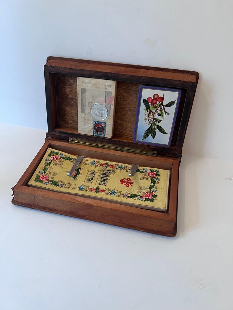 Leather Bound Hinged Book for Storage and Document Storage For Sale at ...