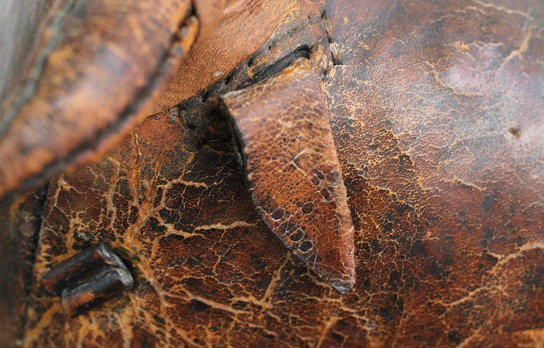 Leather Bull by Dimitri Omersa for Liberty, circa 1950s at 1stDibs