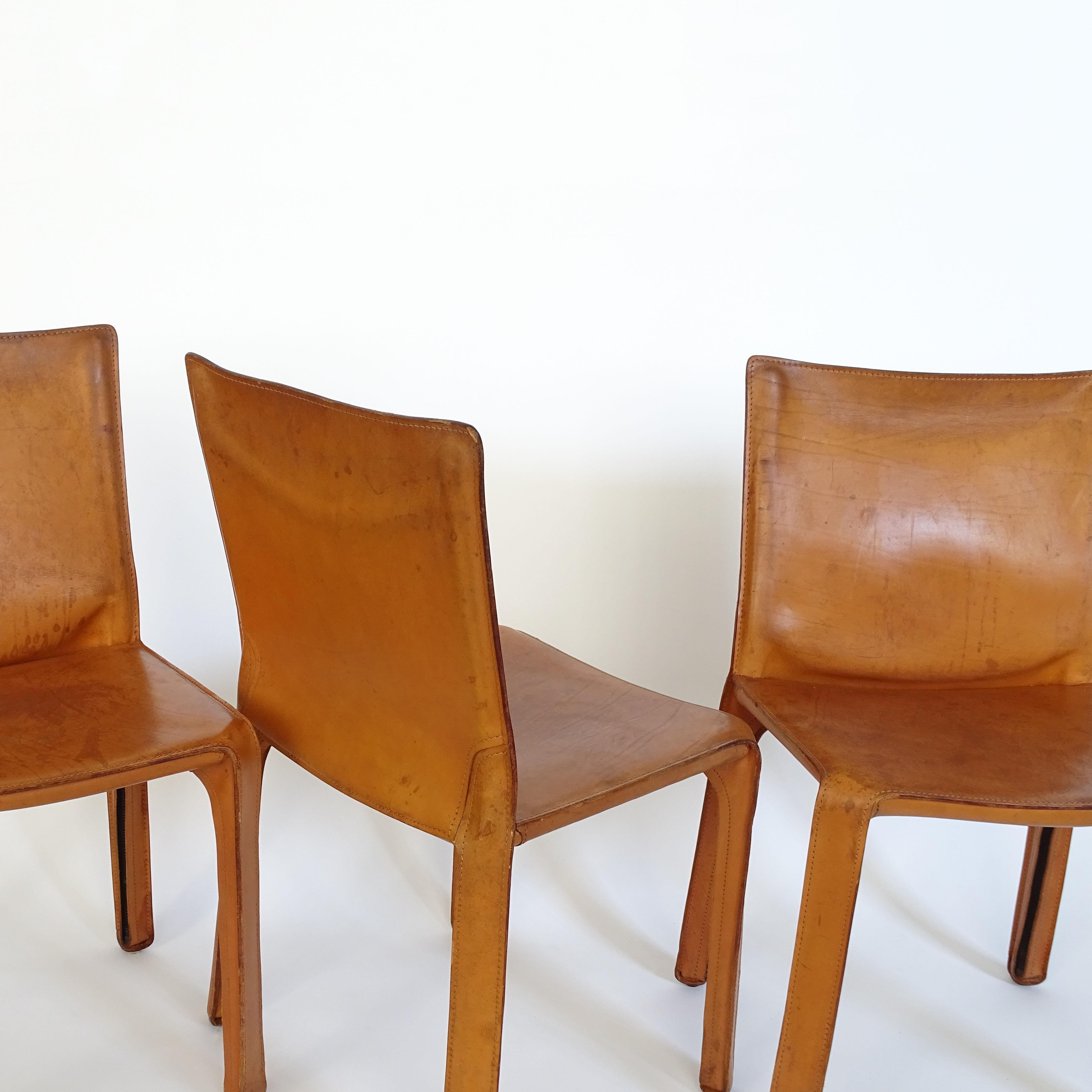 Leather Cab Chairs By Mario Bellini For Cassina Italy 1977 For Sale At 1stdibs