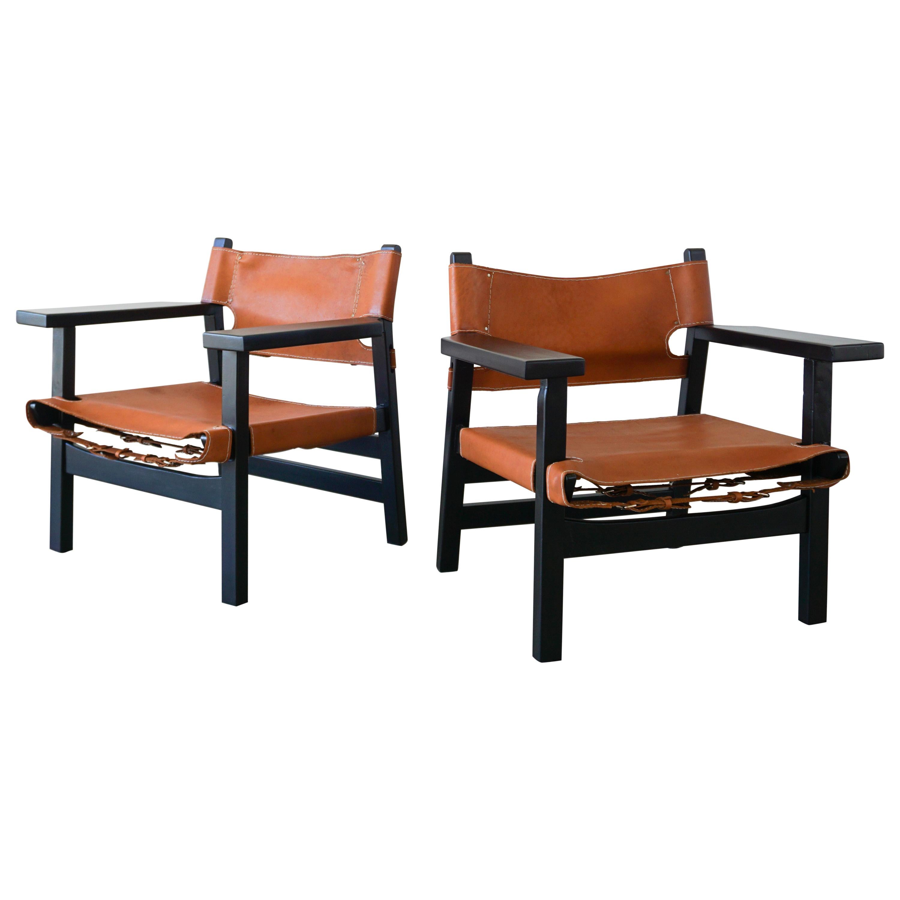Pair of Military Campaign Chairs For Sale at 1stDibs