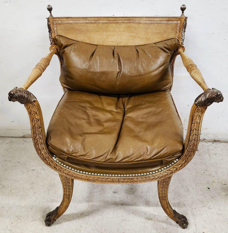 Leather "Cleopatra" Armchairs by Fergusson Copeland For Sale at 1stDibs
