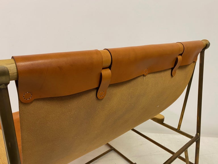 Leather Deck Lounge Chair by Tyler Hays for BDDW at 1stDibs